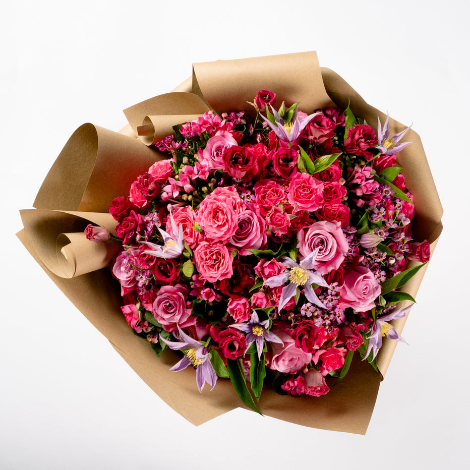 Pink Berry Bouquet | Sustainable Flowers Delivered | Bloom – By Bloom